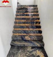 China Chinese Granite Luxury Kitchen Countertop with Polished Black Gold Stone for sale