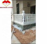 China Polished Surface Finished Handrail Column for Home Decorations in Guangxi White Marble for sale