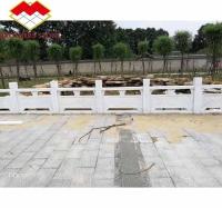 China Polished Surface Finished Handrail Column for Home Decorations in Guangxi White Marble for sale