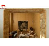 China Modern Design Style Italy Luxury Big Slab Sienna Golden Marble Tile for Hotel Wall Panel and Table for sale