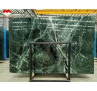 China Calcite Dark Green Marble for Modern Design Villa Bathroom Sink and Dining Table for sale