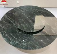 China Calcite Dark Green Marble for Modern Design Villa Bathroom Sink and Dining Table for sale