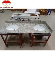 China Custom Cut-to-Size Granite Top for Luxury Hotel Bathroom Vanity Polished Natural Stone for sale