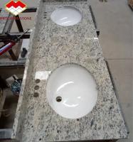 China Custom Cut-to-Size Granite Top for Luxury Hotel Bathroom Vanity Polished Natural Stone for sale