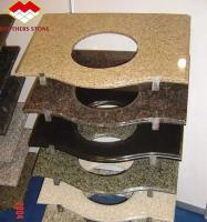 China Custom Cut-to-Size Granite Top for Luxury Hotel Bathroom Vanity Polished Natural Stone for sale