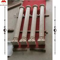 China Solid Marble Porch Pedestal in Modern Design Style for Non-slip and Beautiful Pillar for sale