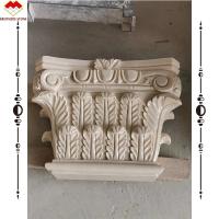 China Solid Marble Porch Pedestal in Modern Design Style for Non-slip and Beautiful Pillar for sale