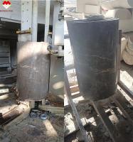 China Customized Modern Grey Marble Pillar Covering Design Style for Hollow Column Cladding for sale