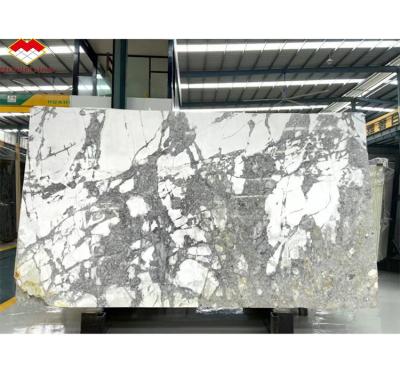 China Modern Design Style Luxury Stone Snowy River Marble Slabs for Interior Design for sale