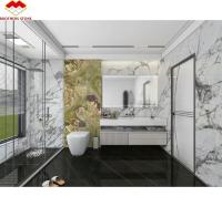 China Modern Design Style Luxury Stone Snowy River Marble Slabs for Interior Design for sale