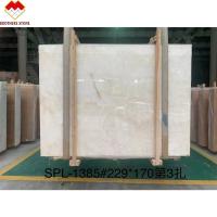 China Natural Translucent Ice Age Onyx Marble Slab for Backlit Wall Panel Table Top in Hotels for sale