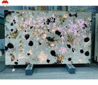 China Brazilian Splendor White Quartzite Stone Big Slab 18mm Thickness for Villas and Hotels for sale