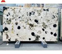 China Brazilian Splendor White Quartzite Stone Big Slab 18mm Thickness for Villas and Hotels for sale