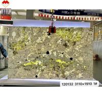 China Brazilian Splendor White Quartzite Stone Big Slab 18mm Thickness for Villas and Hotels for sale