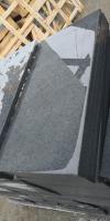 China Chinese Sesame Black G654 Padang Dark Granite Flamed Interlock Tiles For Outdoor for sale