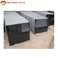 China Pollished / Honed Mongolia Black Granite , Floor And Decor Granite Slabs for sale