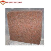 China G562 Maple Red Tiles Polished Granite Slabs CE Approved For Kitchen Countertop for sale