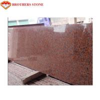 China Big G562 Maple Red Granite Stone Slab For Column Cap / Skin / Base for sale