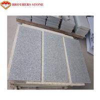 China Large Flamed Granite Stone Natural G603 Bianco Crystal Grey Granite Slab for sale