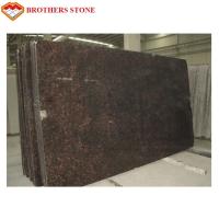 China Beautiful Polished Granite Stone , Natural Tan Brown / English Brown Granite Slabs for sale