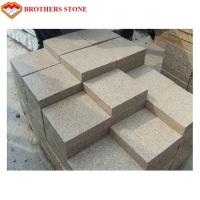 China G682 Rusty Yellow Granite Stone Slabs , G682 Sunset Gold Granite Fashionable Appearance for sale