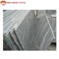 China Black Veins China Juparana Grey Granite Garden Slabs Acid Resistance for sale