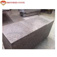 China Popular G687 Granite Stone Slabs , Peach Pink Granite Patio Slabs Custom Size for sale