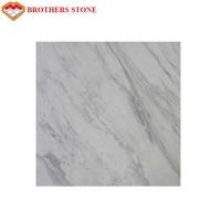 China Polished Mach Greece Volakas White Marble Tile 60x60 Standard Or Customized Size for sale