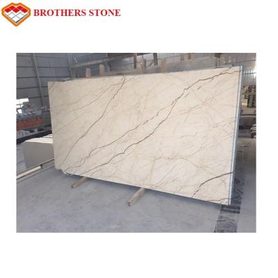 China New Sofitel Gold / Golden Sunsrt Slabs & Tiles , Sofitel Gold Marble Slabs for sale