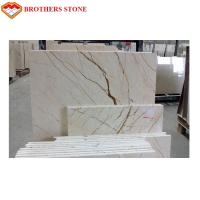 China High Hardness Sofitel Gold Marble Floor Tile For Wall / Decoration for sale