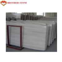 China Italy White Wood Marble Slabs For Bathroom And Kitchen Floor Tiles Decor for sale