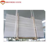 China Large Size White Wood Vein Marble Fashionable Appearance OEM Service for sale