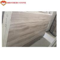China Large Size White Wood Vein Marble Fashionable Appearance OEM Service for sale