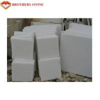 China 1.8cm Thickness Thassos White Marble Stone , Polished Honed White Crystal Marble for sale