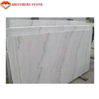 China White Marble Stone Tiles Slabs For High End Hotel Villa Projects for sale