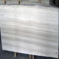 China New fashion natural stone wood grain grey marble for sale