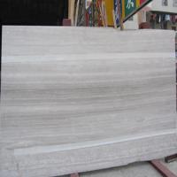 China New fashion natural stone wood grain grey marble for sale