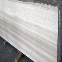 China New fashion natural stone wood grain grey marble for sale