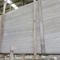 China Export polished high quality wood grain marble tile for sale