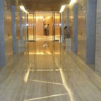 China Export polished high quality wood grain marble tile for sale