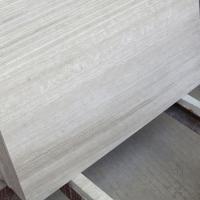 China Export polished high quality wood grain marble tile for sale