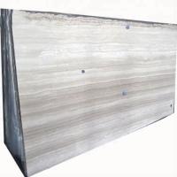 China Export polished high quality wood grain marble tile for sale