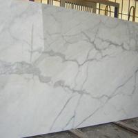 China High Level Italy White Marble Stone , Large Marble Slab Countertops for sale