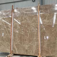 China Home Decoration Light Emperador Marble Slab , Marble Bathroom Countertops for sale