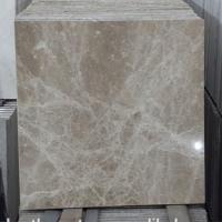 China Professional Spain Light Emperador Marble Slab , Large Marble Wall Tiles for sale