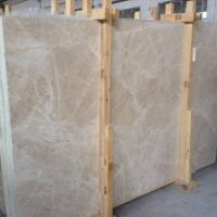 China Professional Spain Light Emperador Marble Slab , Large Marble Wall Tiles for sale