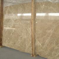 China Custom Size Spain Light Emperador Marble Slab , Wall Marble Tile for sale