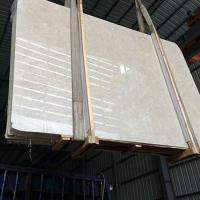 China Calcite Ultraman Beige Marble Stone Slab Cut To Size For Sink And Basin for sale