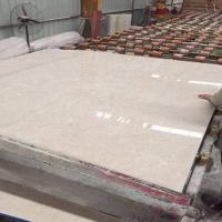China Custom Size Ultraman Beige Marble Stone Slab With 250-280cm Length for sale
