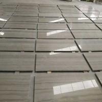 China Wholesale high quality polished wood grain marble tile for sale